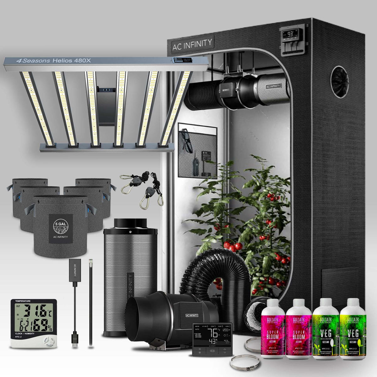 AC INFINITY Grow Kit - Stage Two | Herbal House NZ