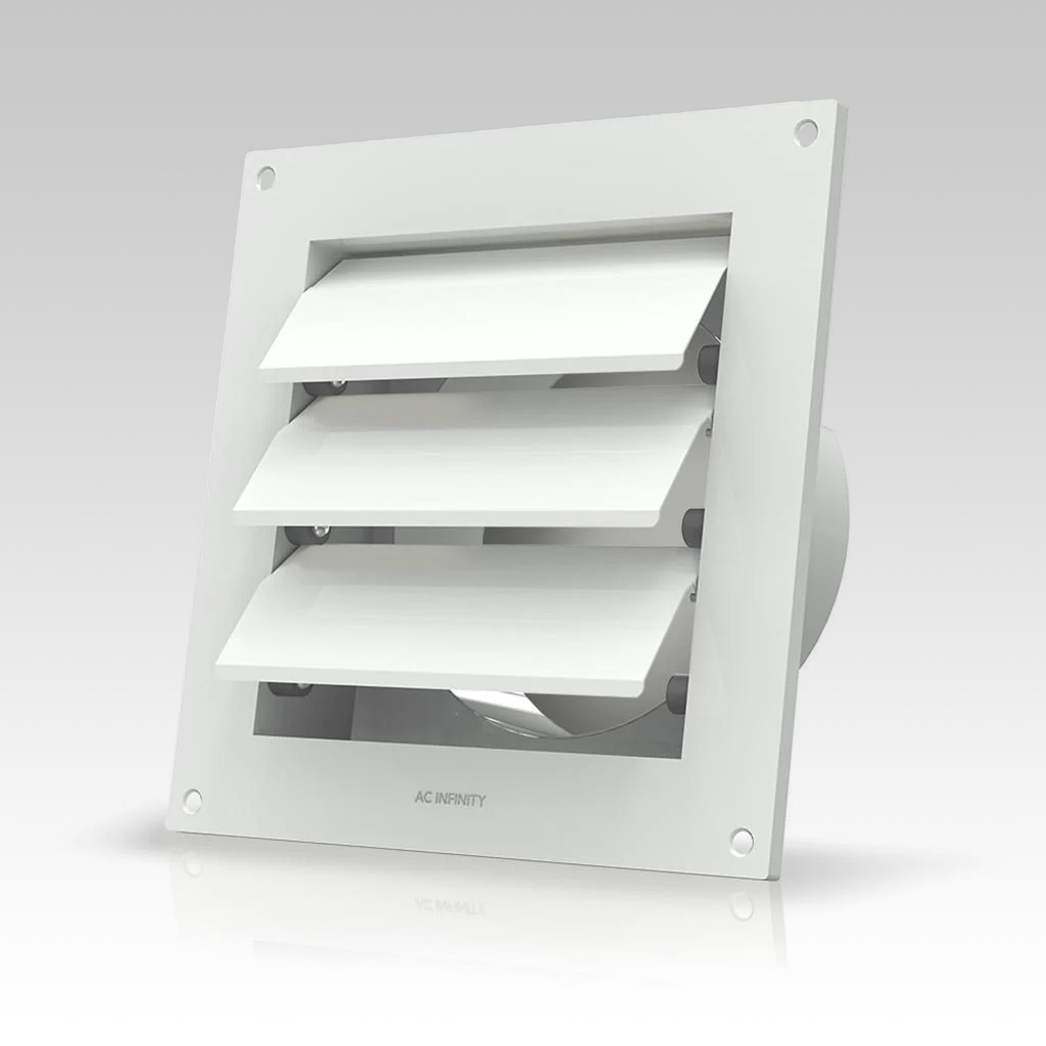 AC Infinity Wall Mount Wall Duct Shutter, 6-INCH | Herbal House NZ