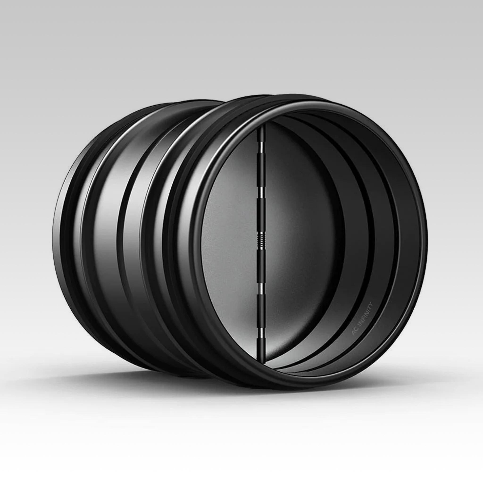AC Infinity Backdraft Damper Ducting Insert, 8" | Herbal House NZ