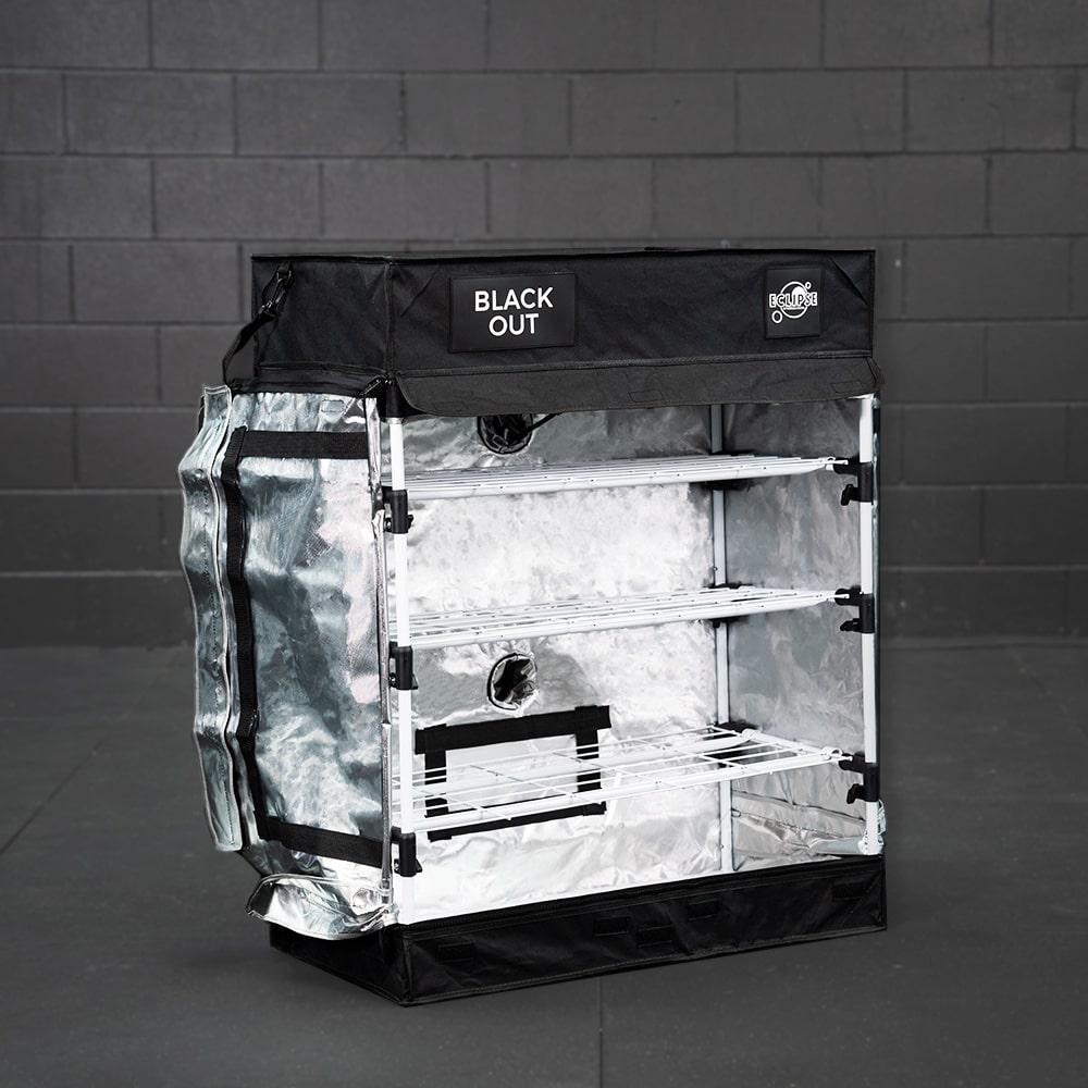 Eclipse Black out 3 Tier Propagation Tent - 80X40X100cm | Herbal House