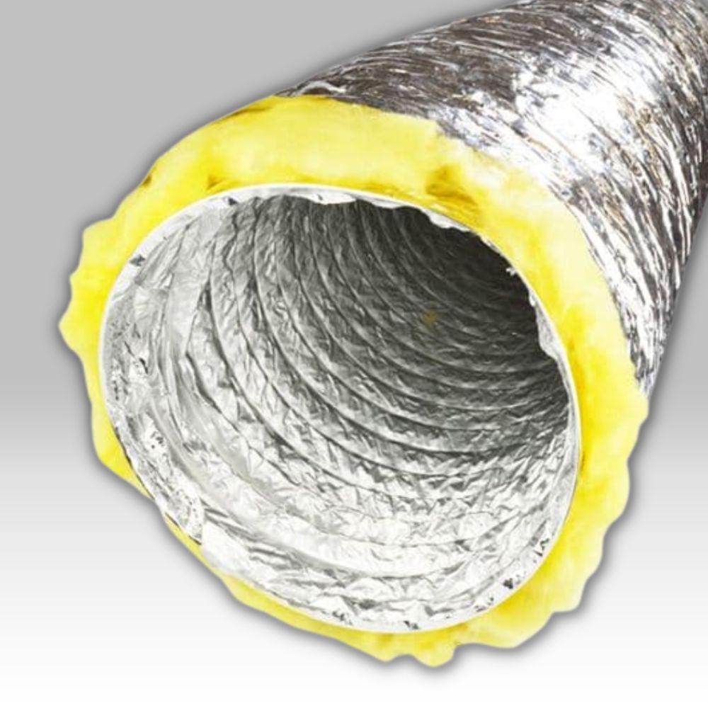 250mm Insulated Acoustic Ducting, 5m-10m | Herbal House